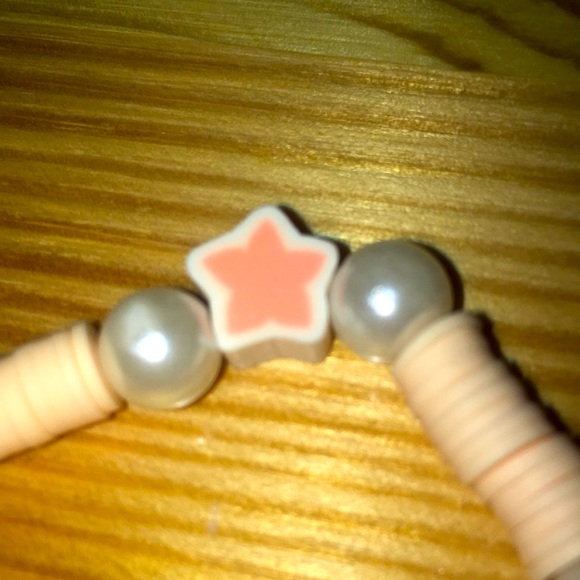 Hand Crafted | Jewelry | New Handmade Clay Bead Bracelet Orange Dream ...